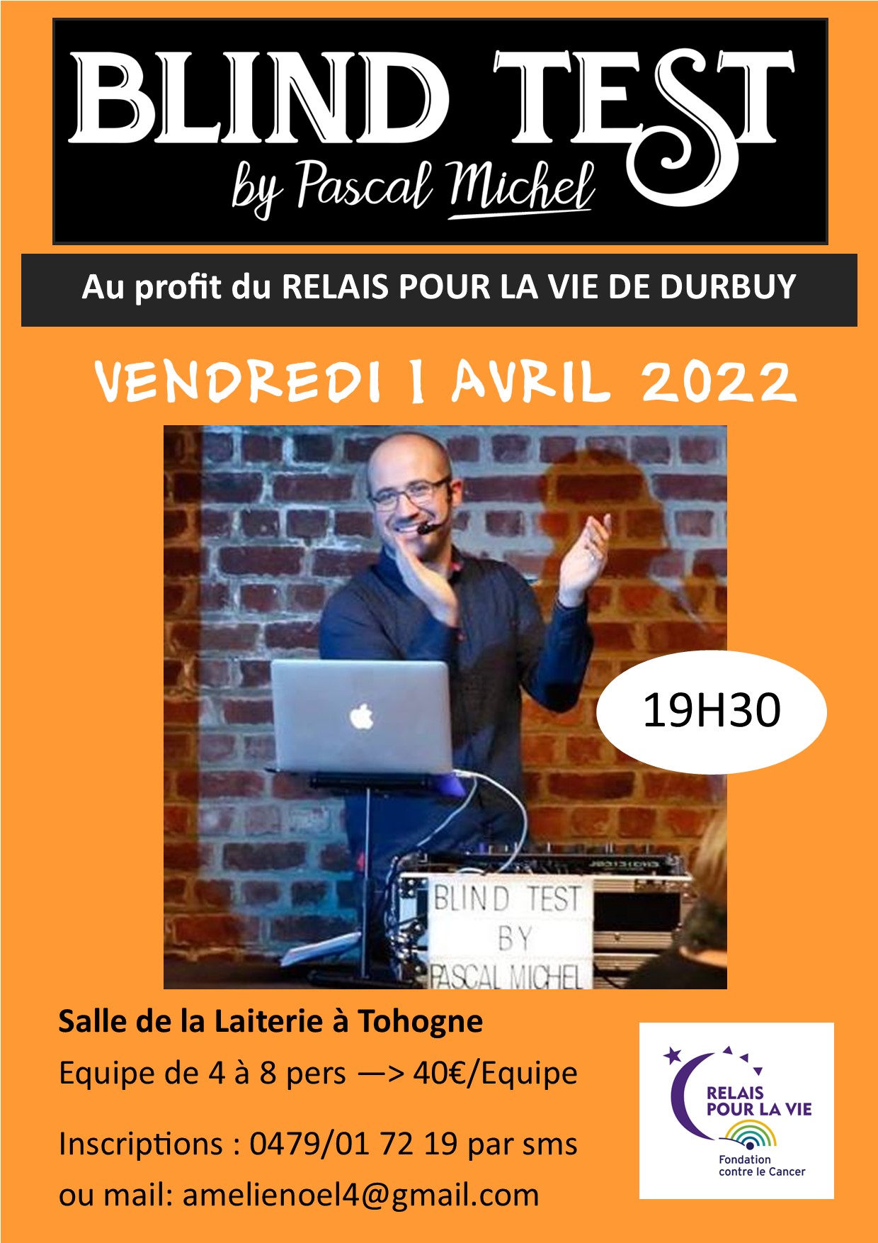 Blind Test à Tohogne – COMPLET – Blind Test by Pascal Michel