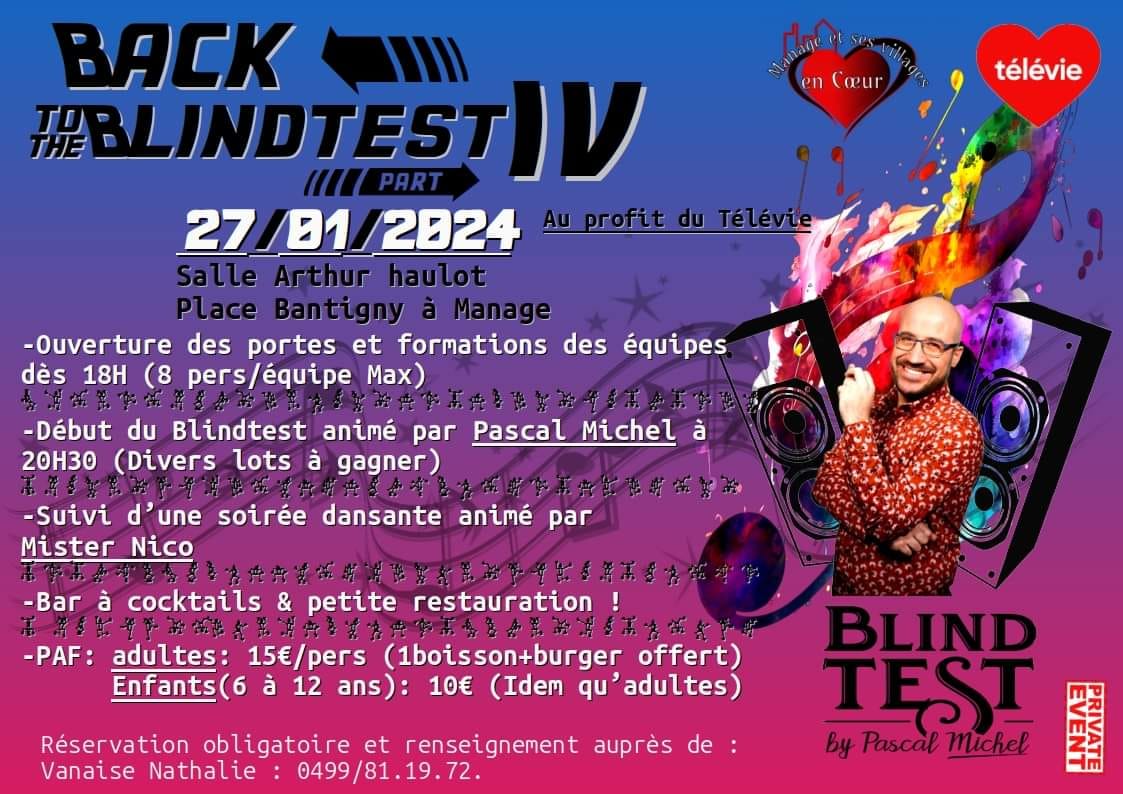 Blind Test à Manage – COMPLET – Blind Test by Pascal Michel